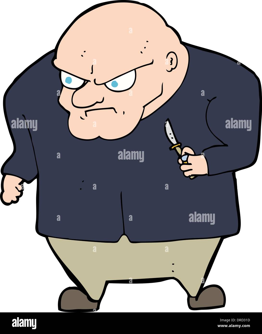 cartoon evil man Stock Vector Image & Art - Alamy