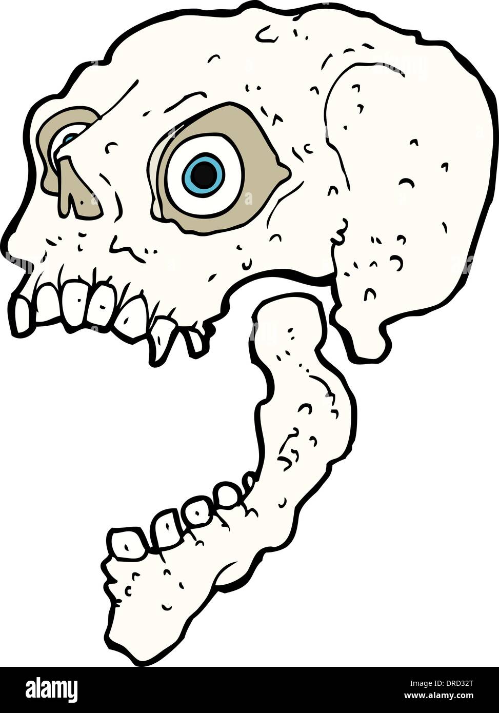 cartoon scary skull Stock Vector Image & Art - Alamy