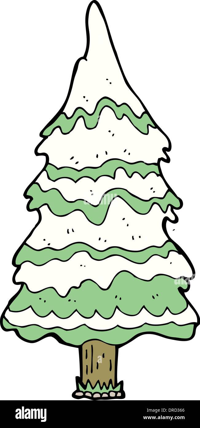 cartoon christmas tree Stock Vector Image & Art - Alamy