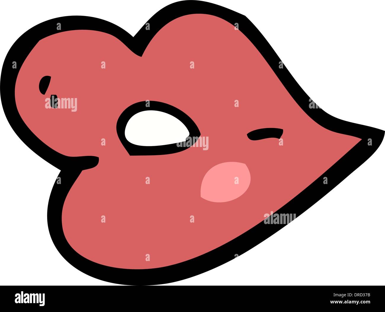 Pout lips Stock Vector Images - Alamy
