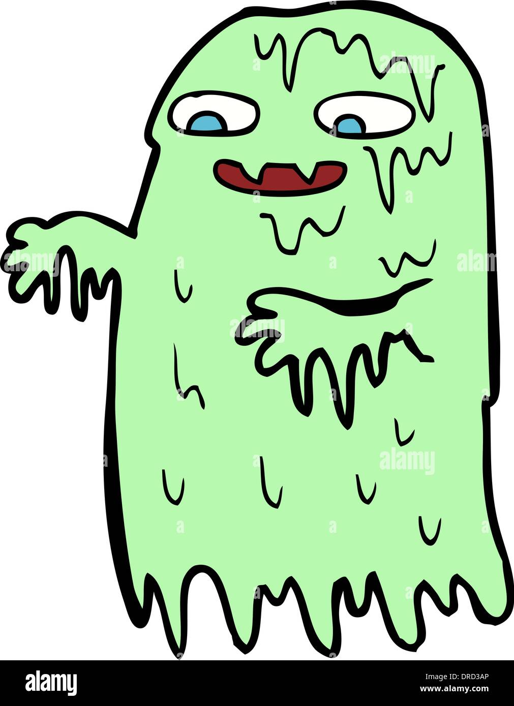 cartoon gross slime ghost Stock Vector Image & Art - Alamy