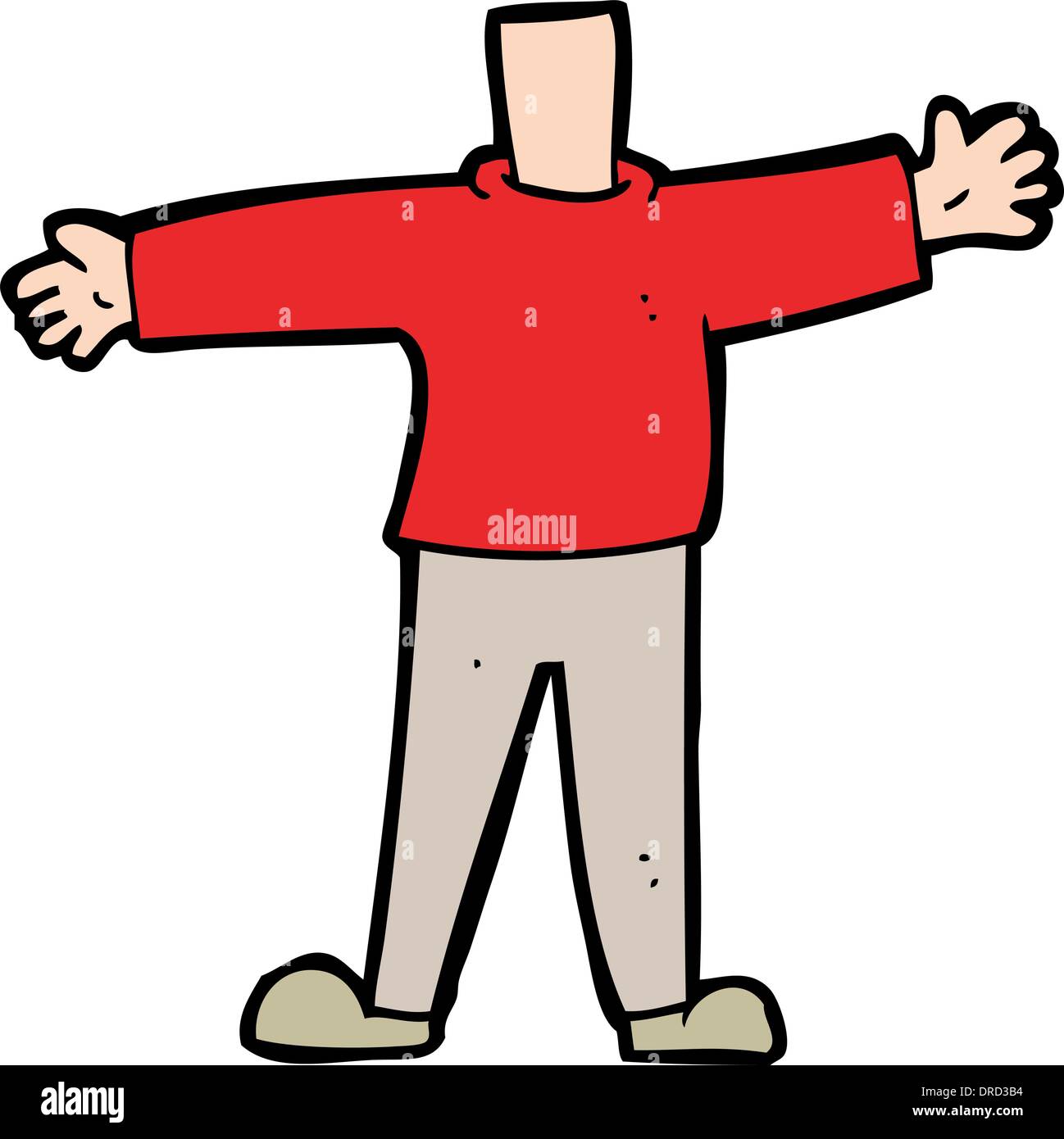 cartoon male body (mix and match cartoons or add own photo head Stock ...