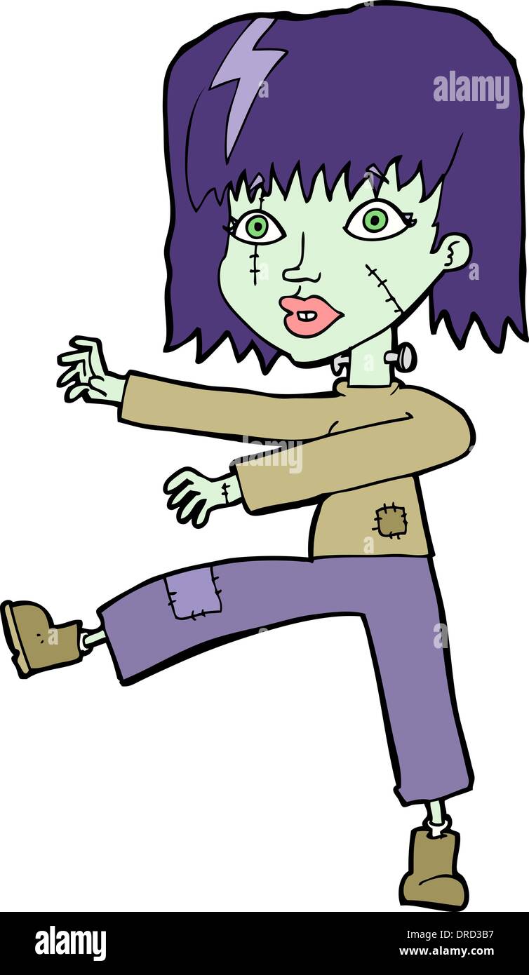 Zombie Girl Vector