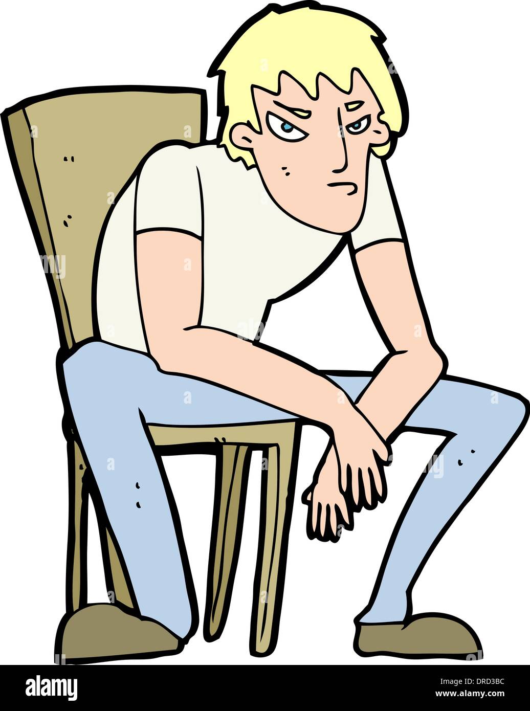 cartoon dejected man Stock Vector Image & Art - Alamy