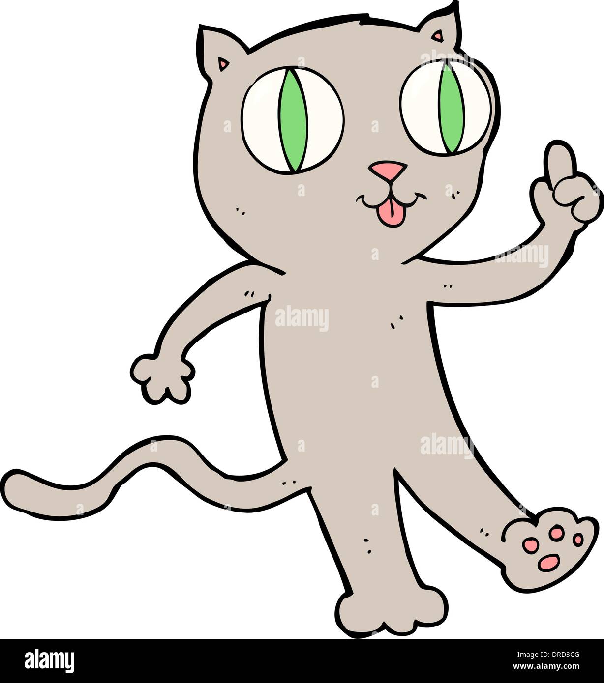 cartoon cat with idea Stock Vector Image & Art - Alamy