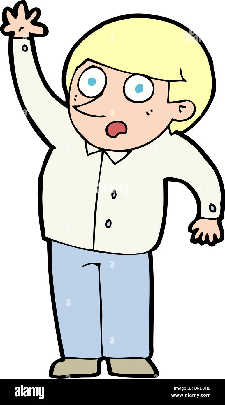 cartoon man asking question Stock Vector Image & Art - Alamy