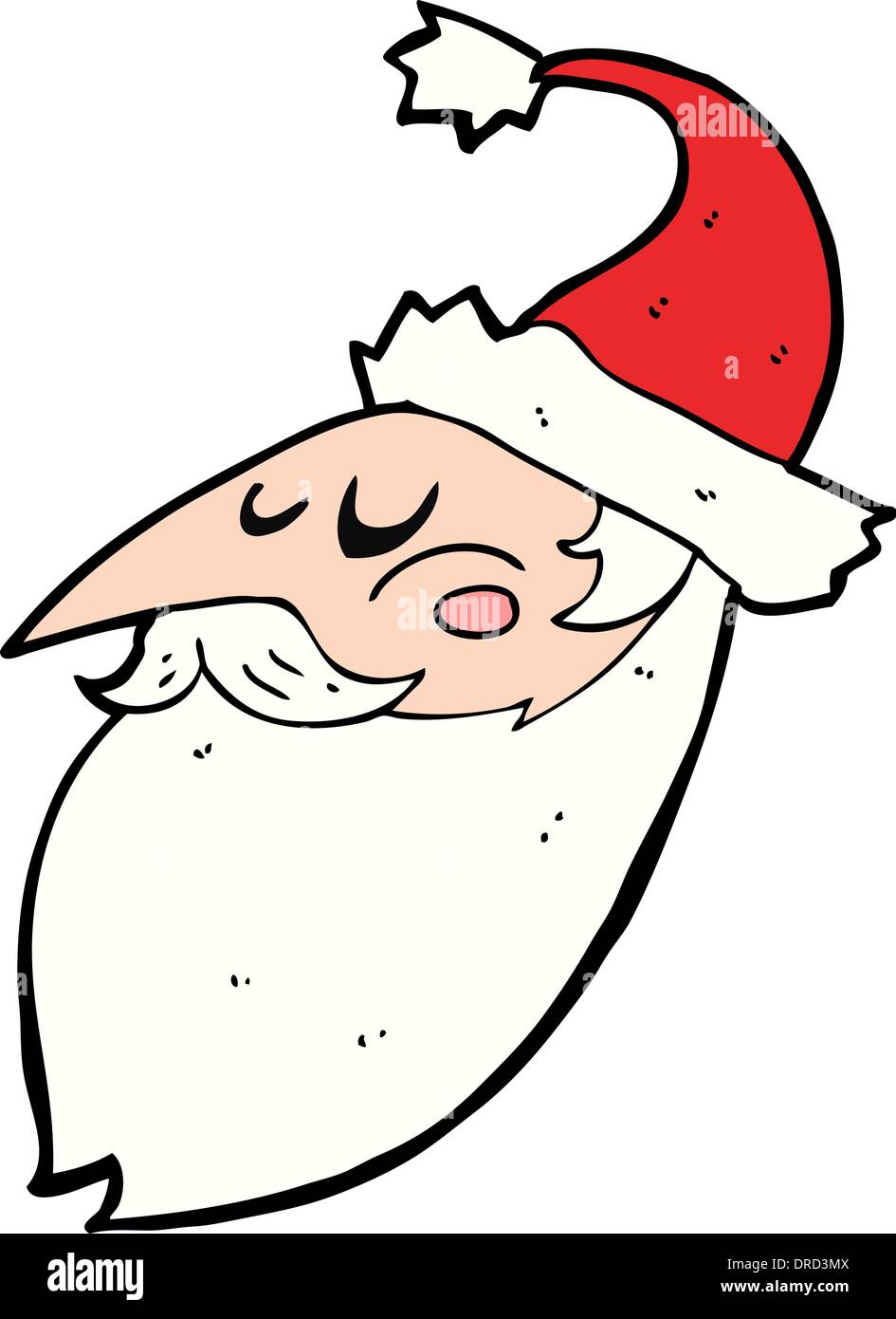 cartoon santa face Stock Vector Image & Art - Alamy