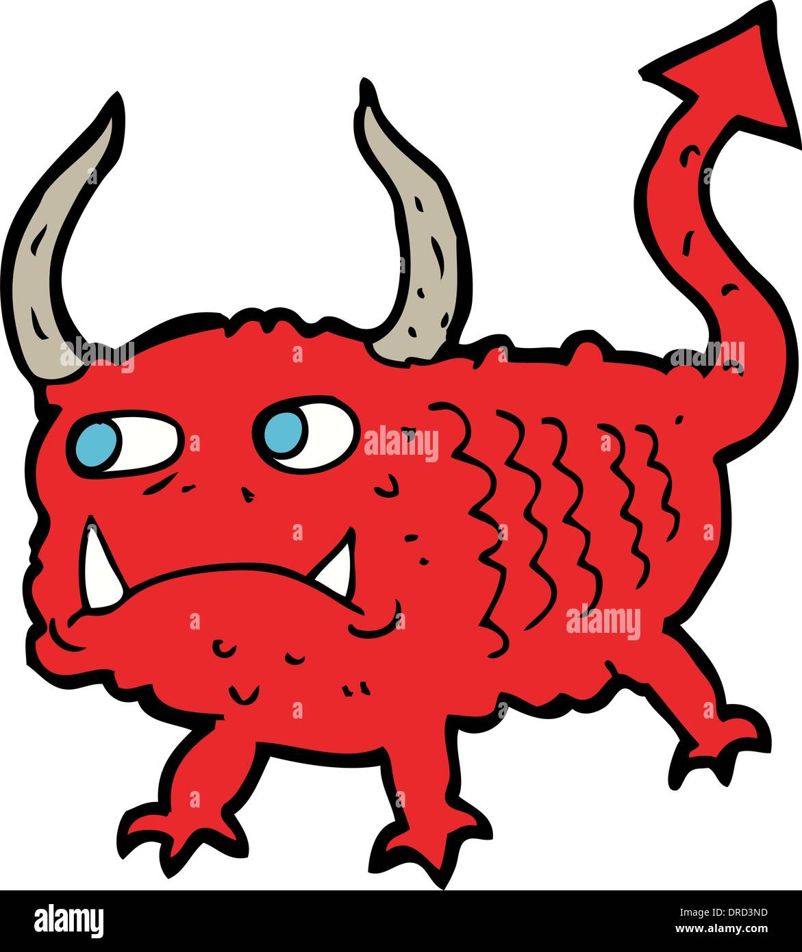 cartoon little demon Stock Vector Image & Art - Alamy