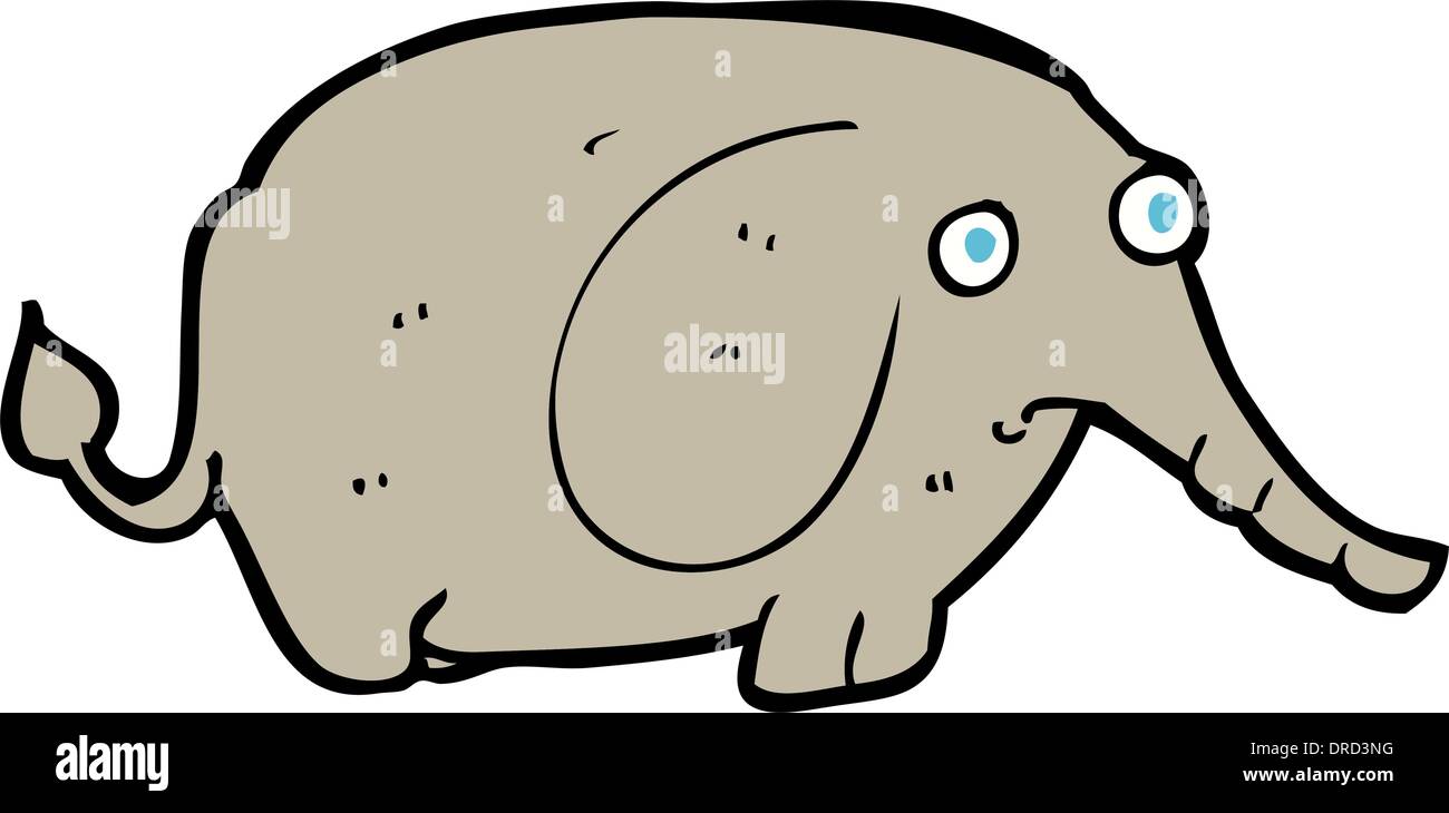 cartoon sad little elephant Stock Vector Image & Art - Alamy