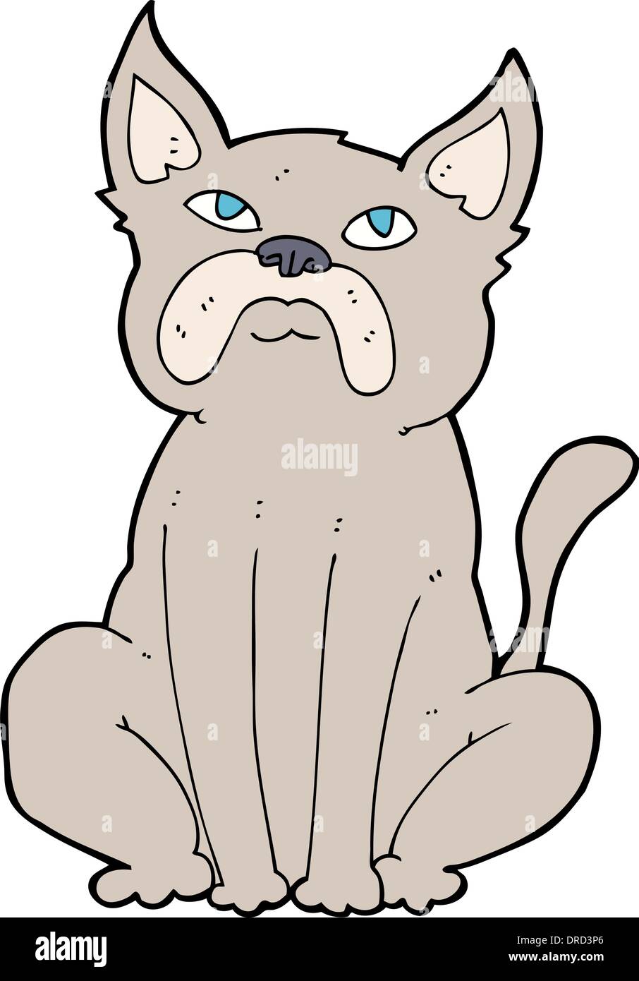 Grumpy dog Stock Vector Images - Alamy