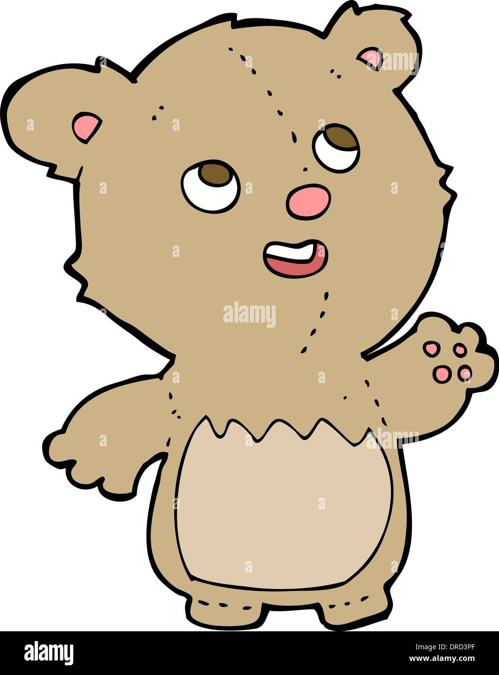 cartoon happy little teddy bear Stock Vector Image & Art - Alamy