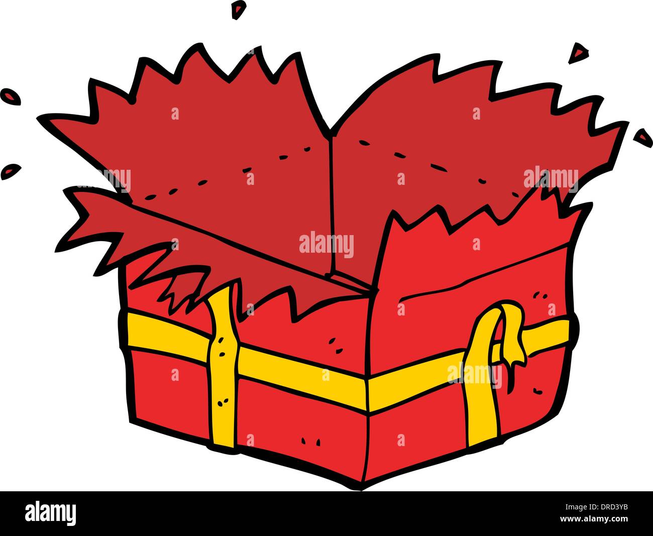 cartoon open present Stock Vector Image & Art - Alamy