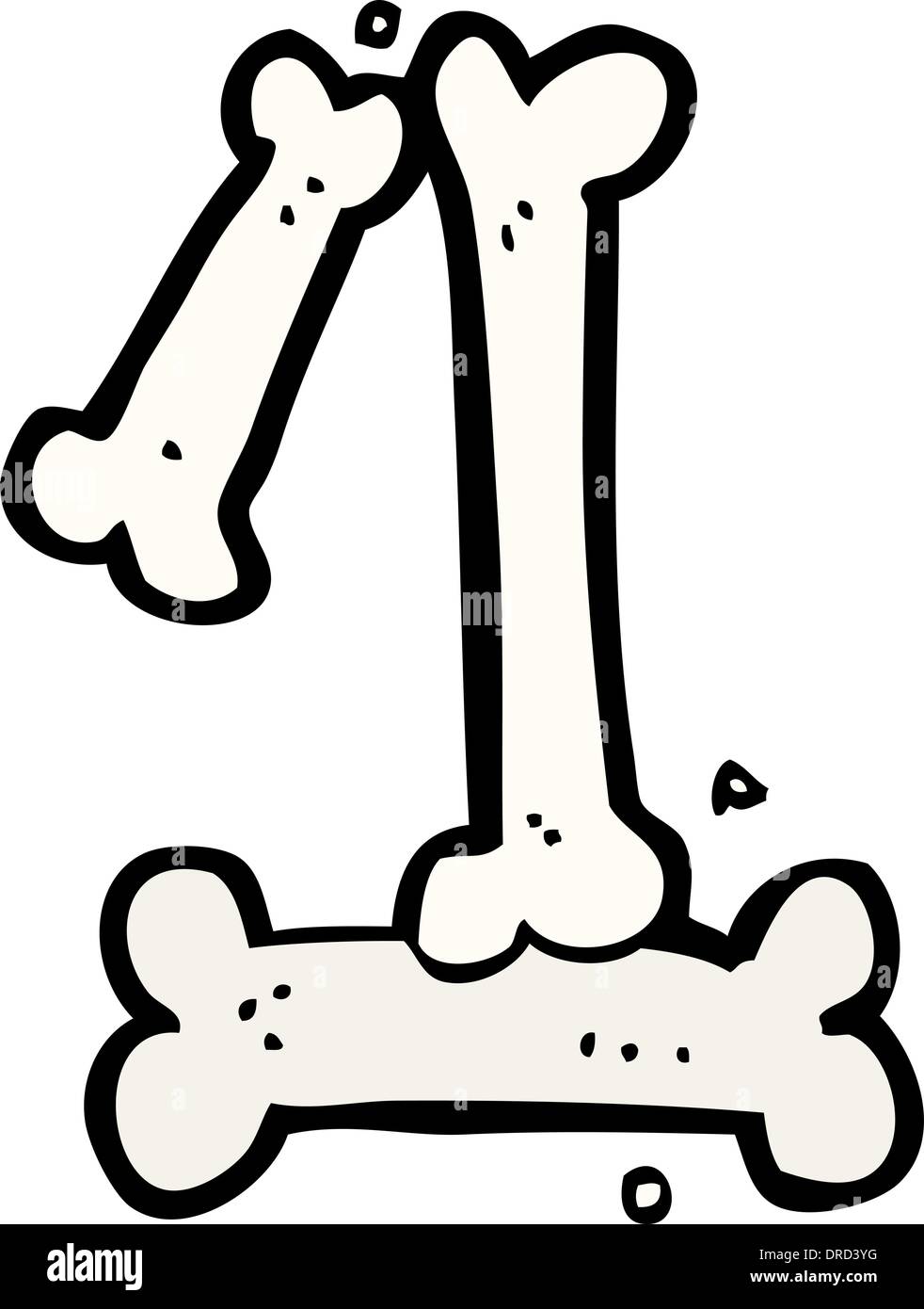 cartoon halloween bone number Stock Vector Image & Art - Alamy