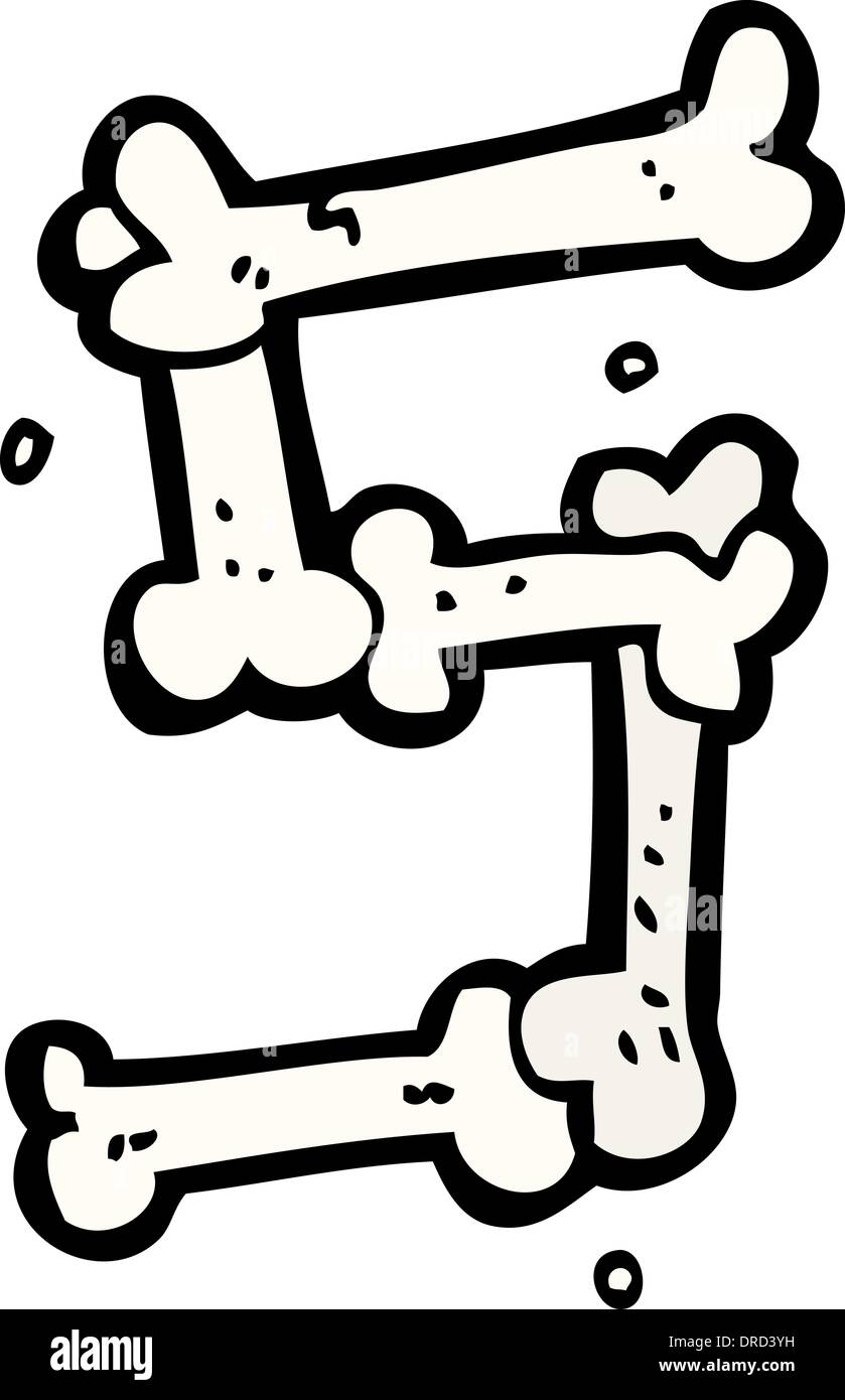 cartoon halloween bone number Stock Vector Image & Art - Alamy