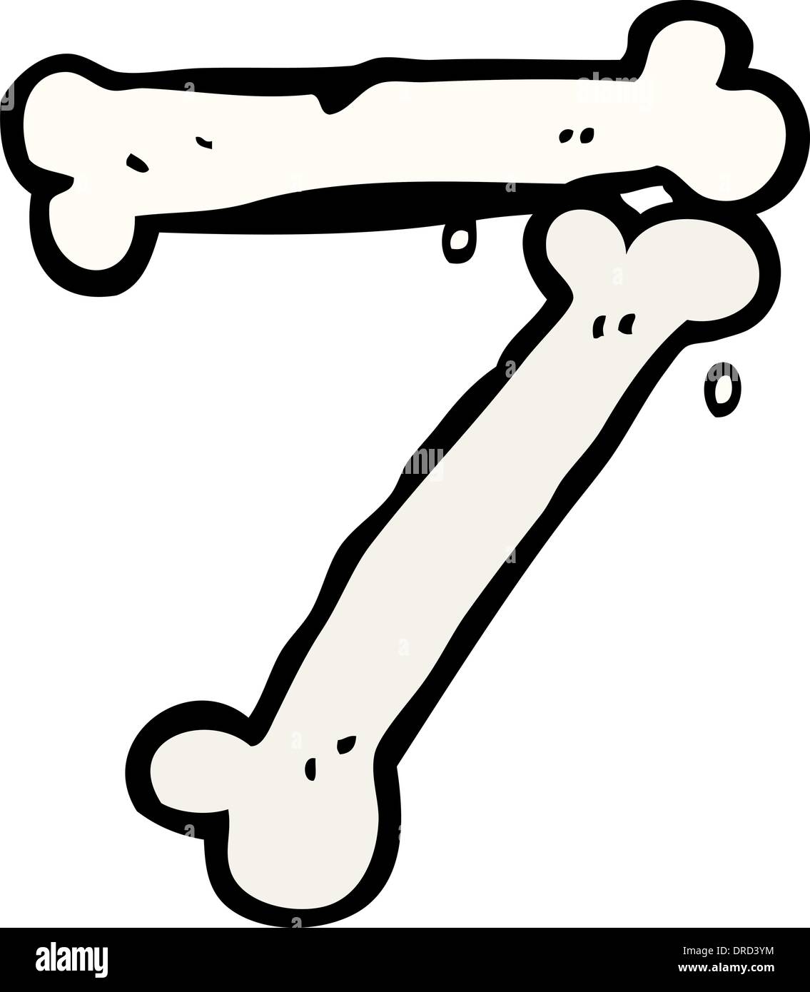 cartoon halloween bone number Stock Vector Image & Art - Alamy