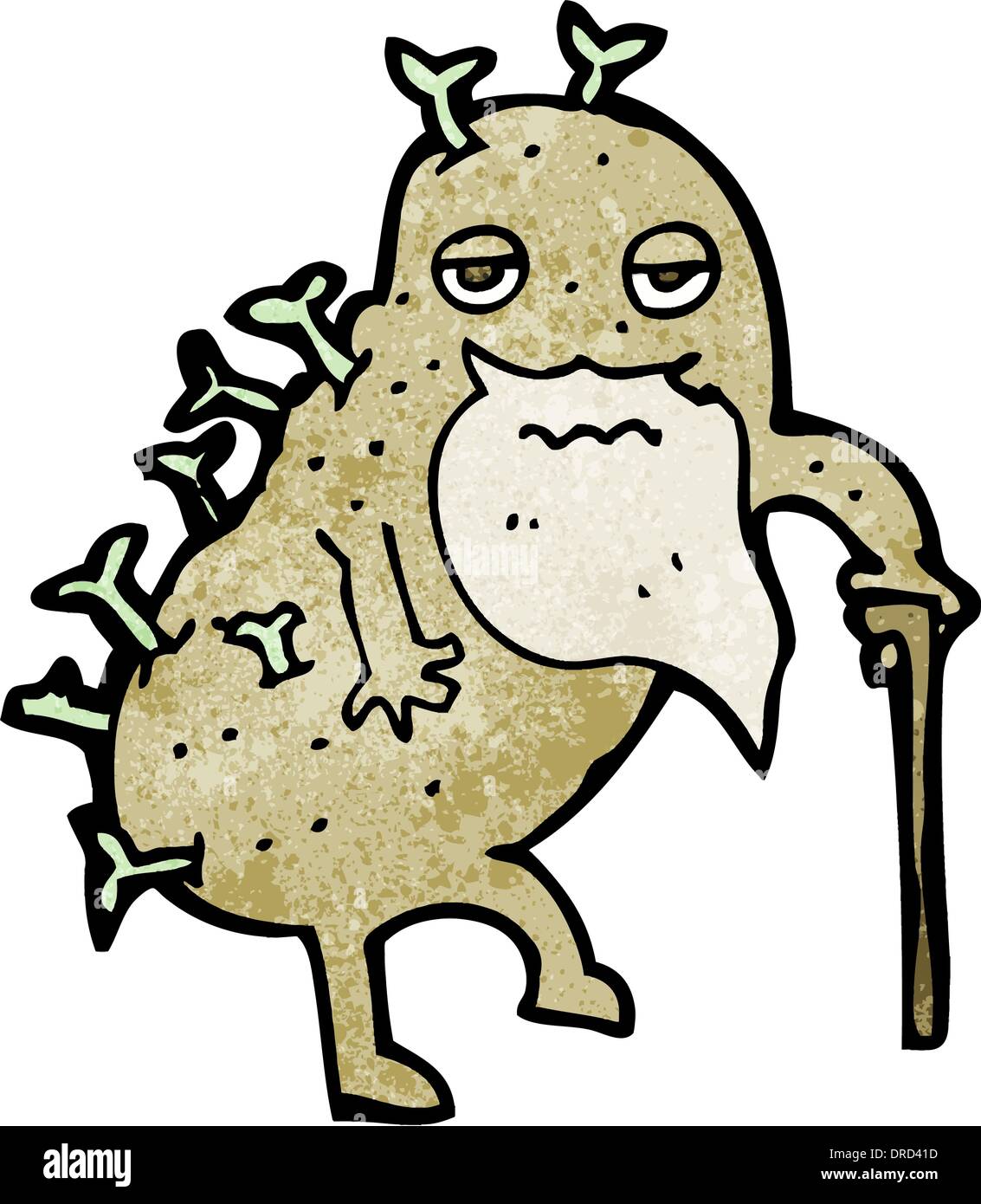 cartoon old potato Stock Vector Image & Art - Alamy