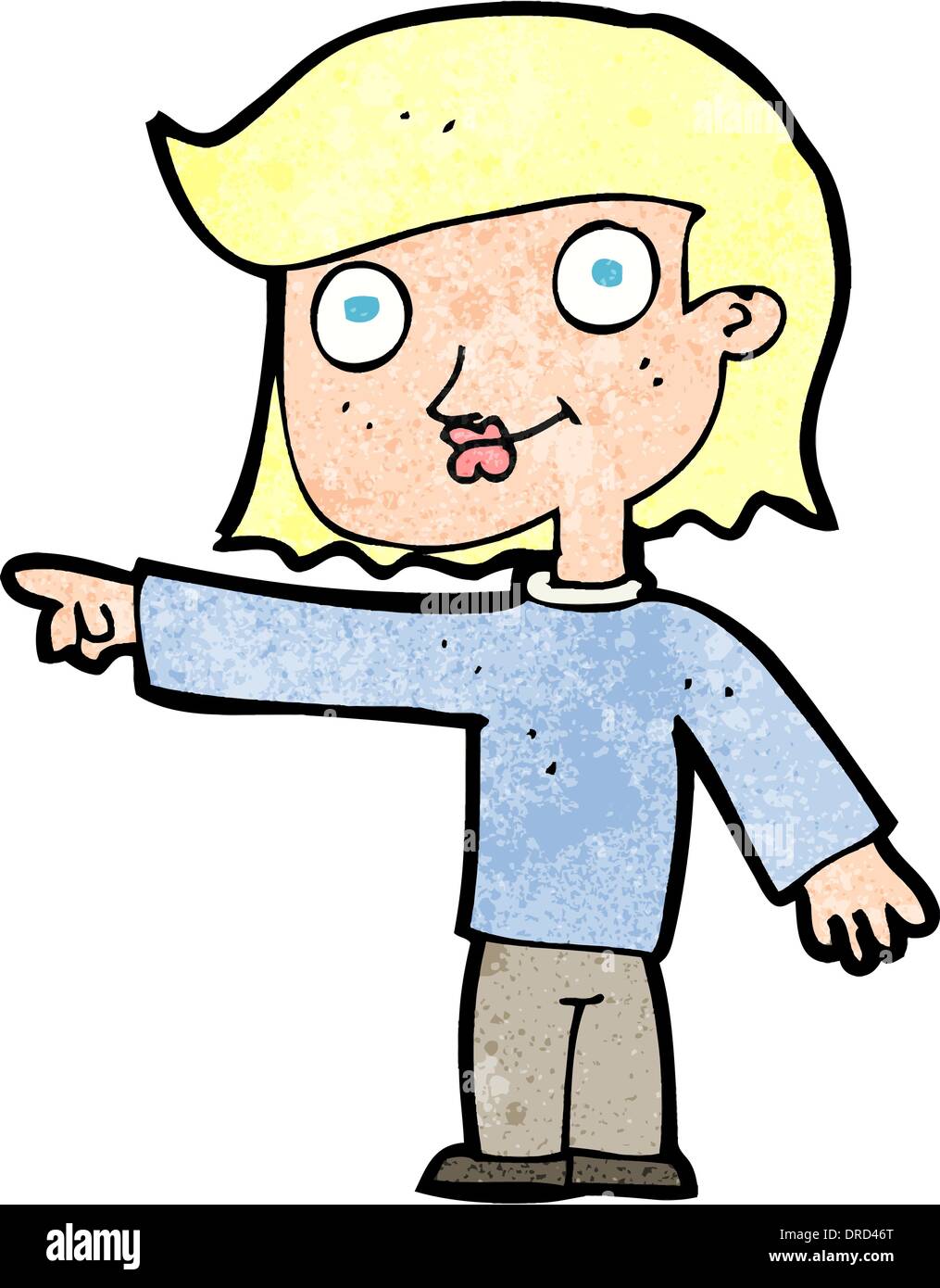 cartoon pointing person Stock Vector Image & Art - Alamy