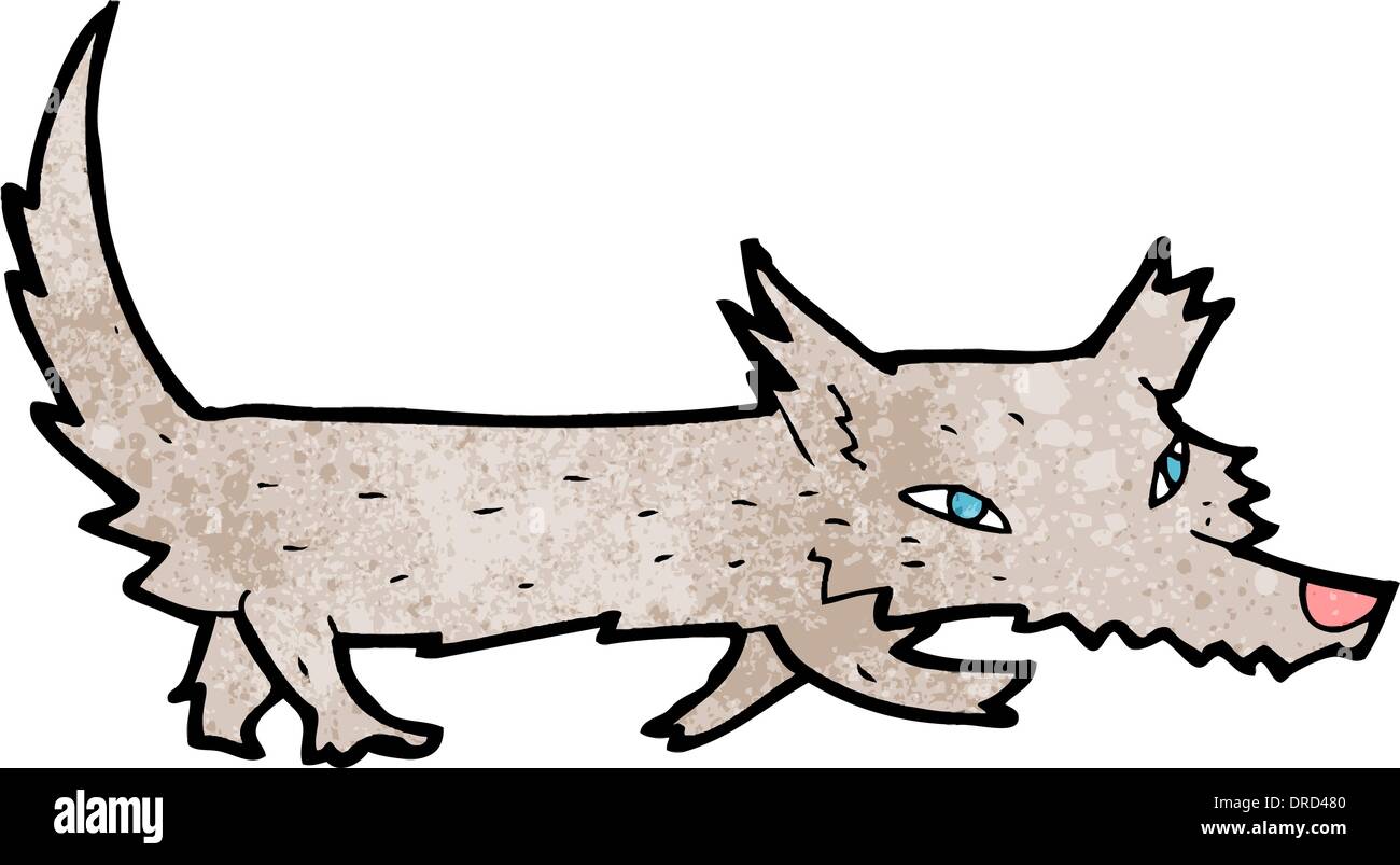 cartoon little wolf Stock Vector Image & Art - Alamy