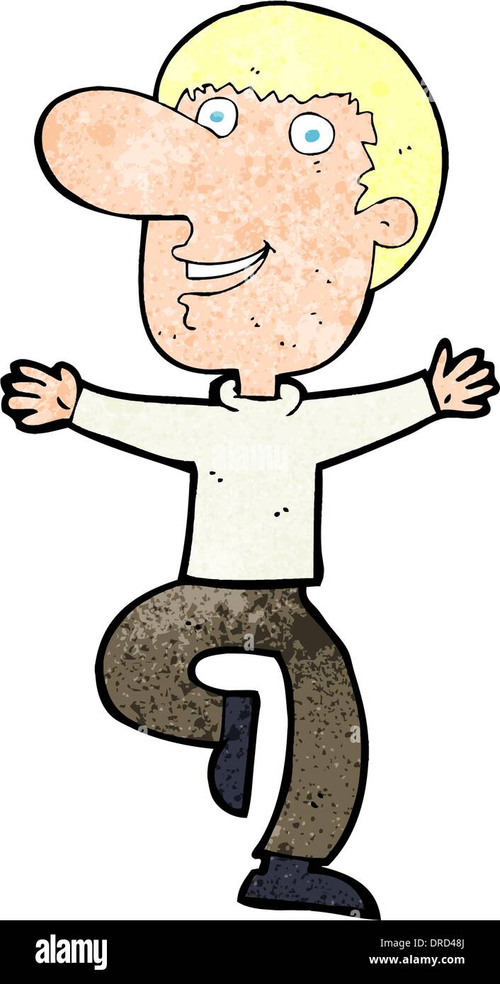 cartoon happy man Stock Vector Image & Art - Alamy