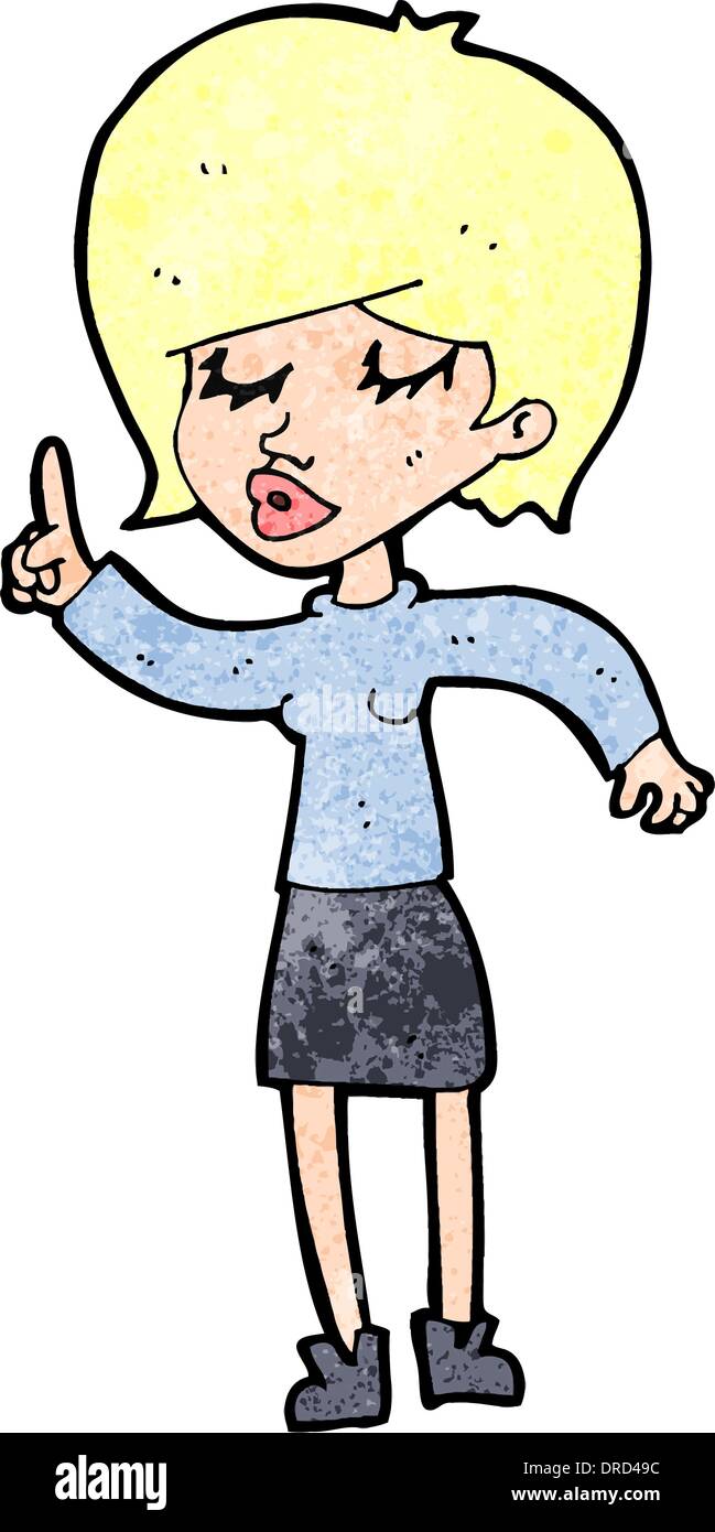 cartoon woman with idea Stock Vector Image & Art - Alamy