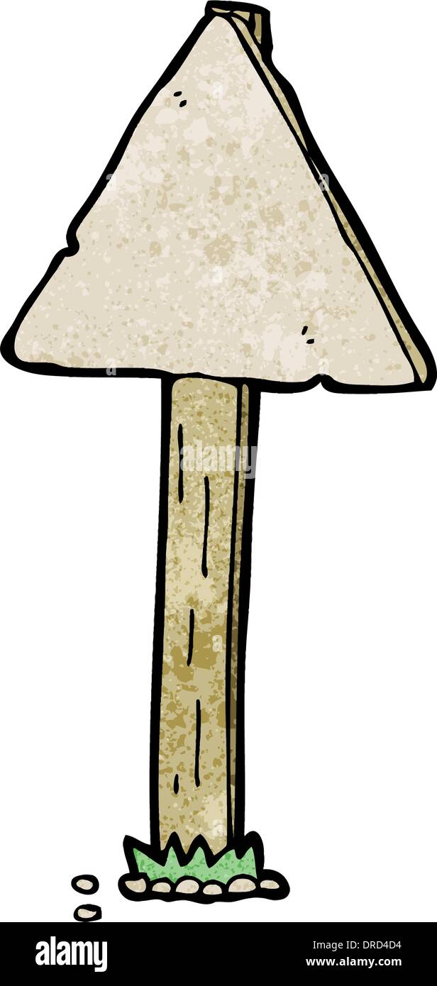 cartoon sign post Stock Vector Image & Art - Alamy