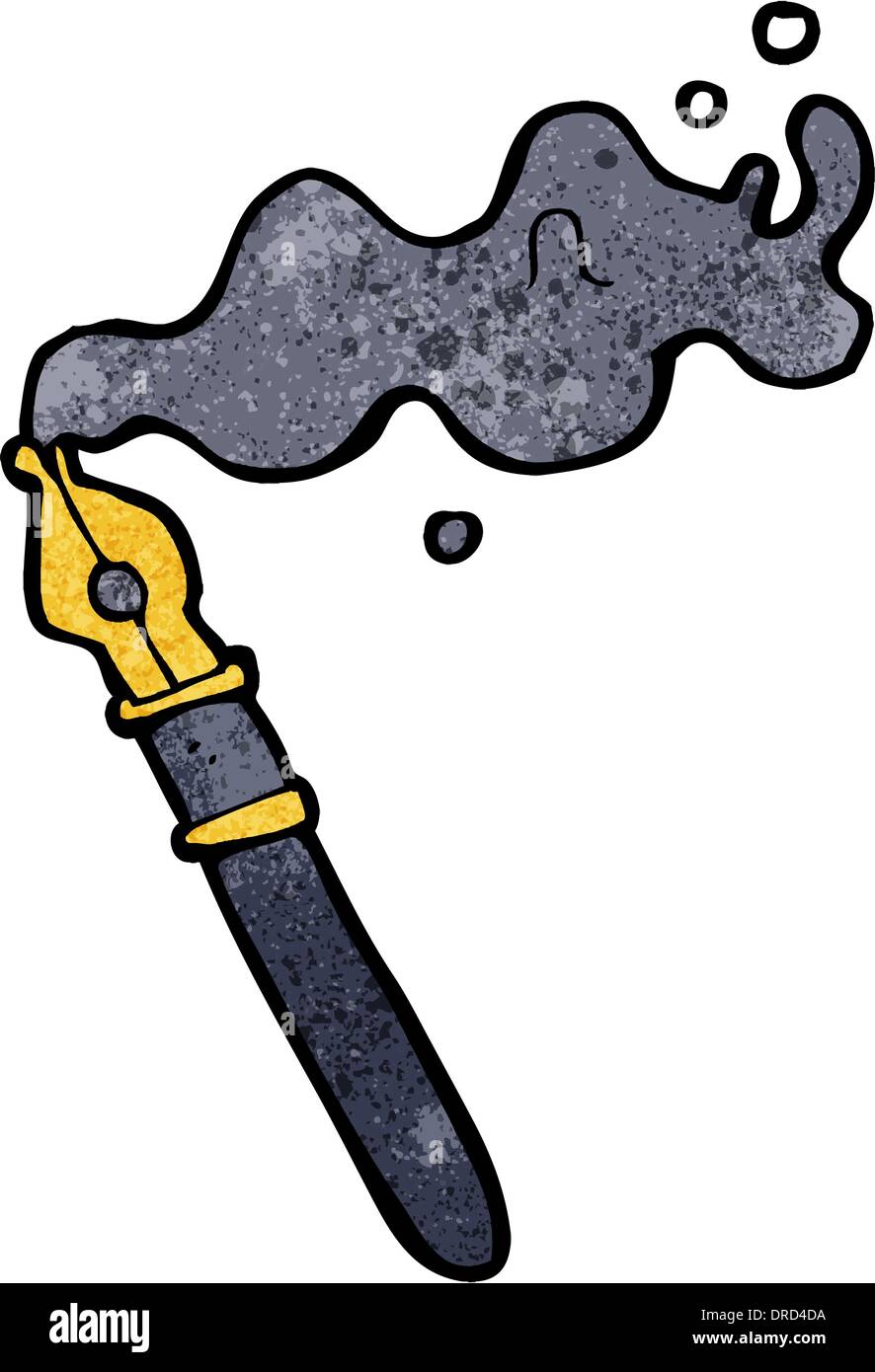 cartoon fountain pen Stock Vector Image & Art - Alamy