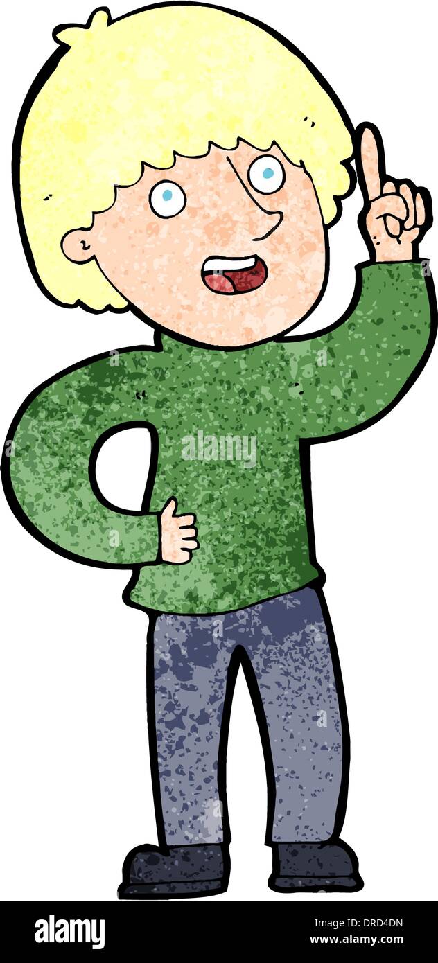 cartoon man with idea Stock Vector Image & Art - Alamy