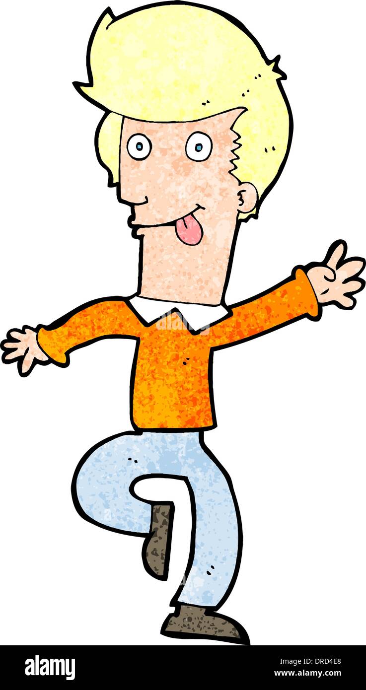 cartoon man dancing Stock Vector Image & Art - Alamy