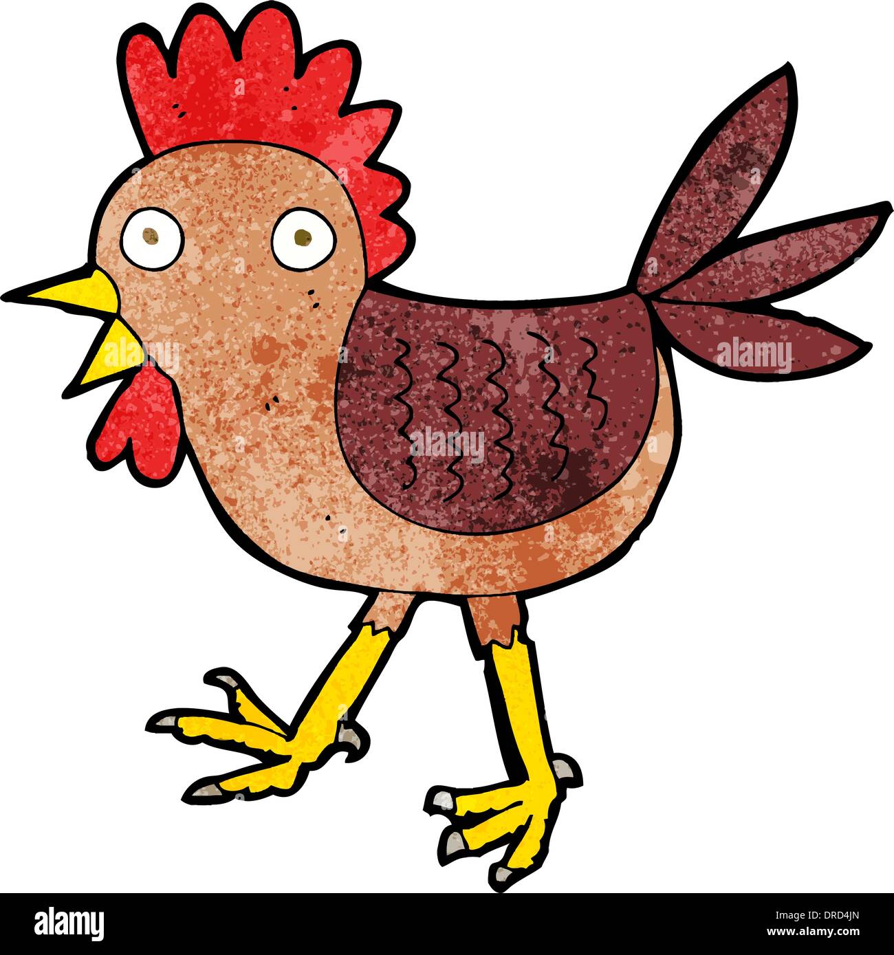 funny cartoon chicken Stock Vector Image & Art - Alamy