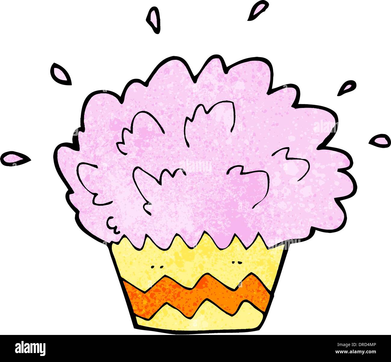 cartoon exploding cupcake Stock Vector Image & Art - Alamy