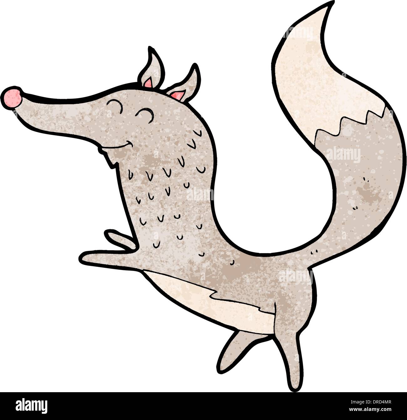 cartoon happy wolf Stock Vector Image & Art - Alamy