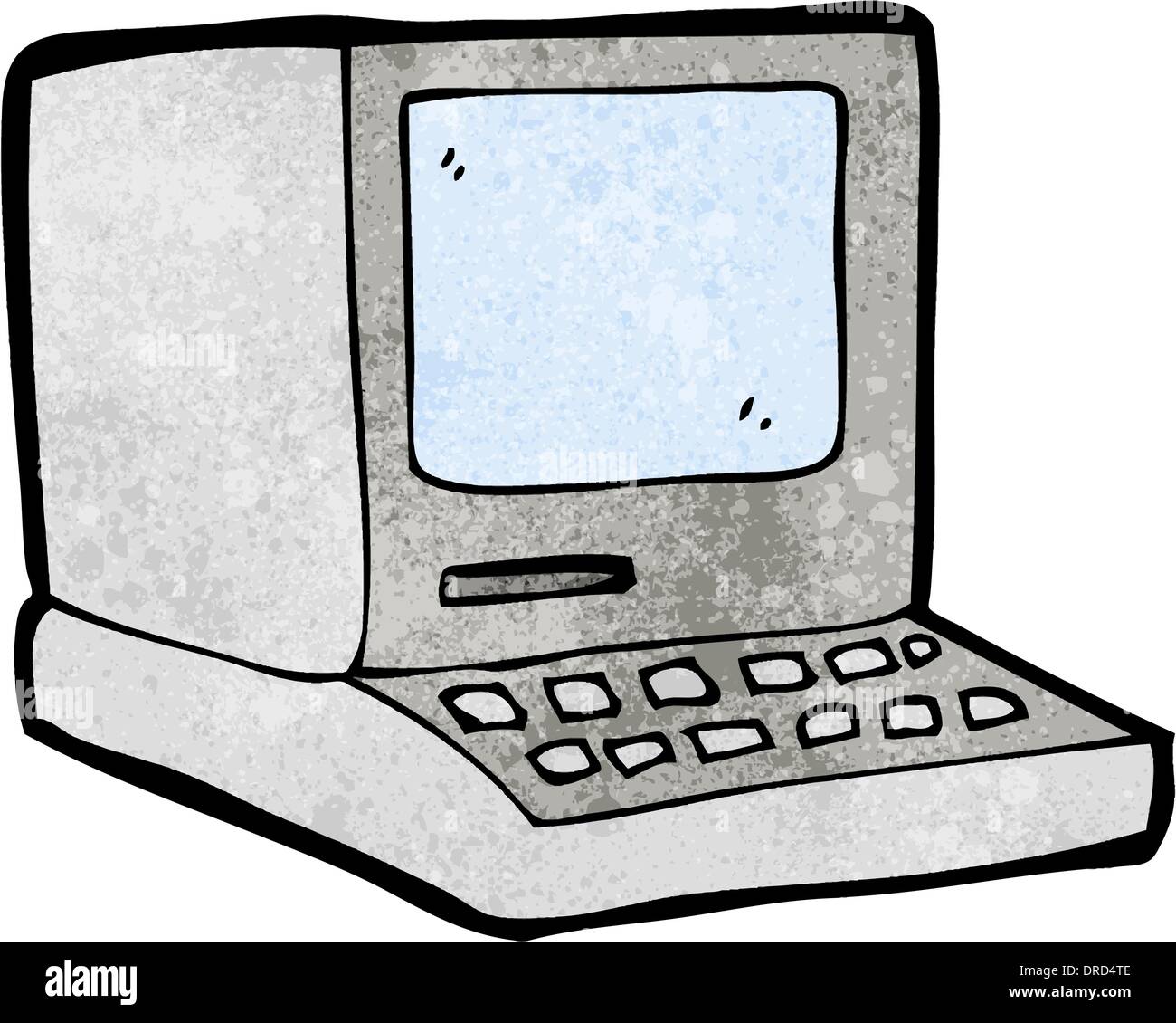cartoon old computer Stock Vector Image & Art - Alamy