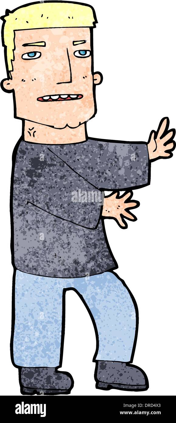 cartoon man gesturing Stock Vector Image & Art - Alamy