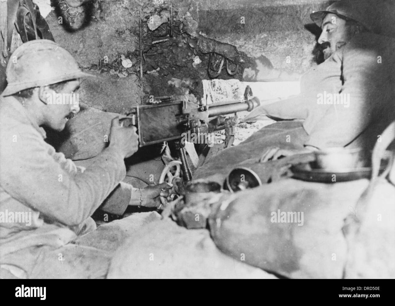 French defences WWI Stock Photo - Alamy