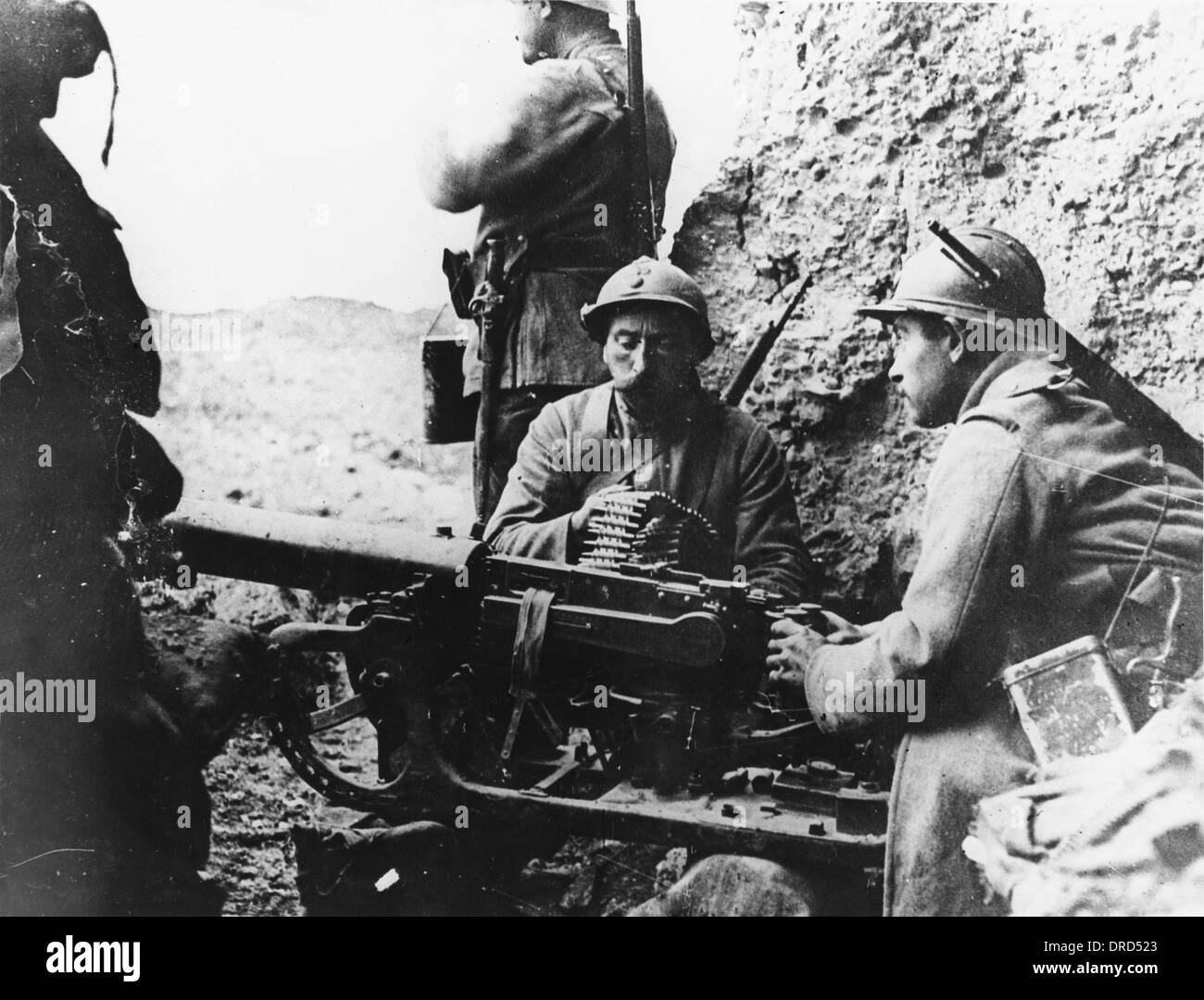 Machine Gun World War One High Resolution Stock Photography and Images ...