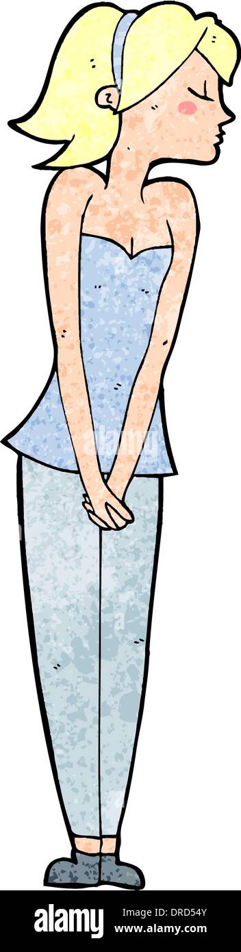 cartoon pretty woman Stock Vector Image & Art - Alamy