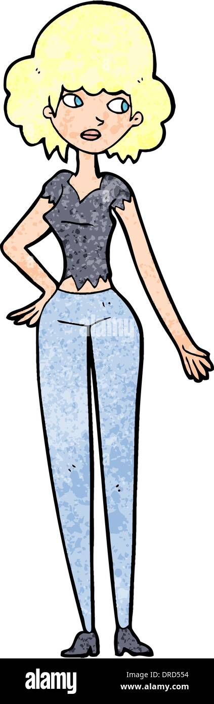 cartoon pretty woman Stock Vector Image & Art - Alamy