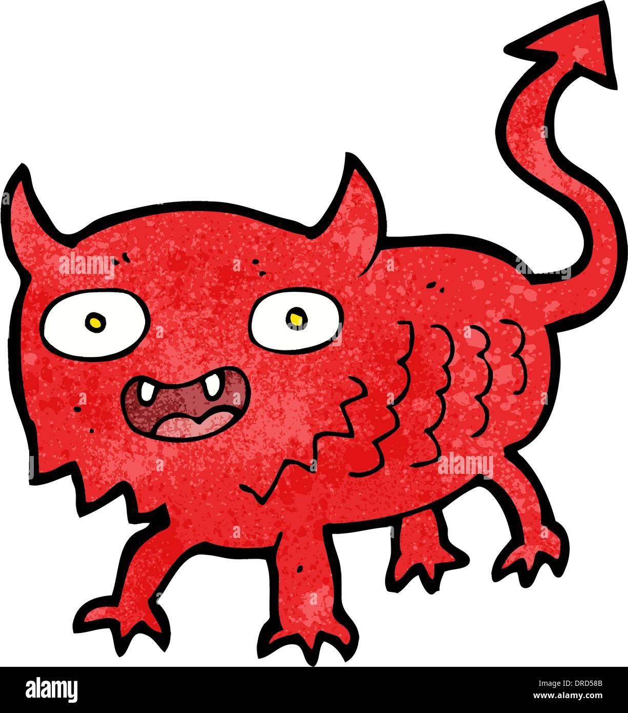 cartoon little demon Stock Vector Image & Art - Alamy