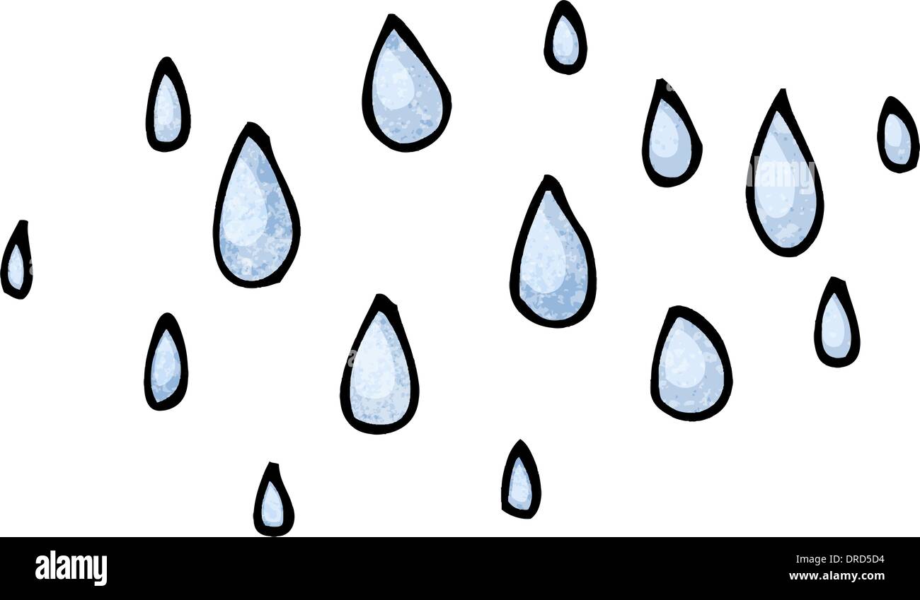 Cartoon raindrops Stock Vector Images - Alamy