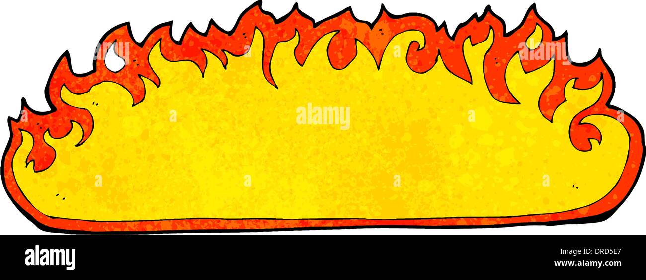 cartoon fire border Stock Vector Image & Art - Alamy