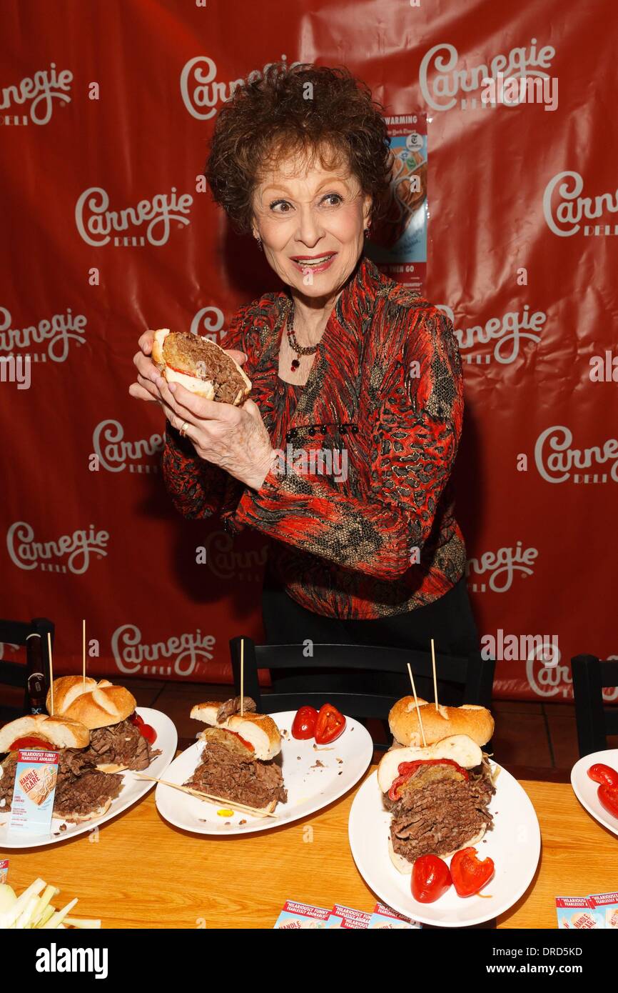 New York, NY, USA. 23rd Jan, 2014. Carol Lawrence in attendance for ...
