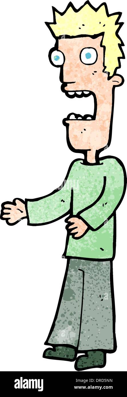 cartoon man freaking out Stock Vector Image & Art - Alamy
