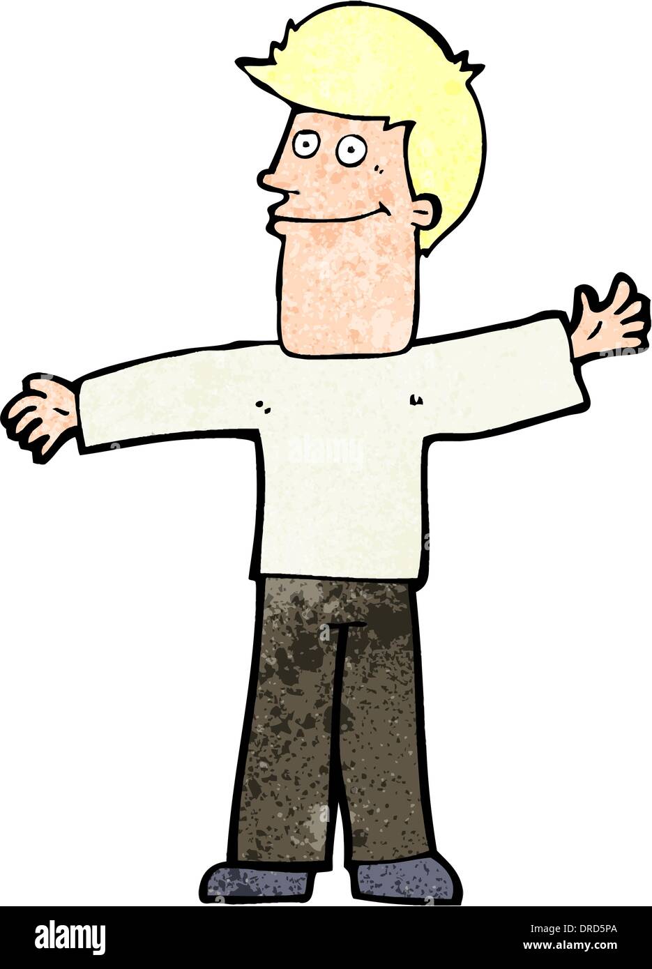 cartoon happy man Stock Vector Image & Art - Alamy