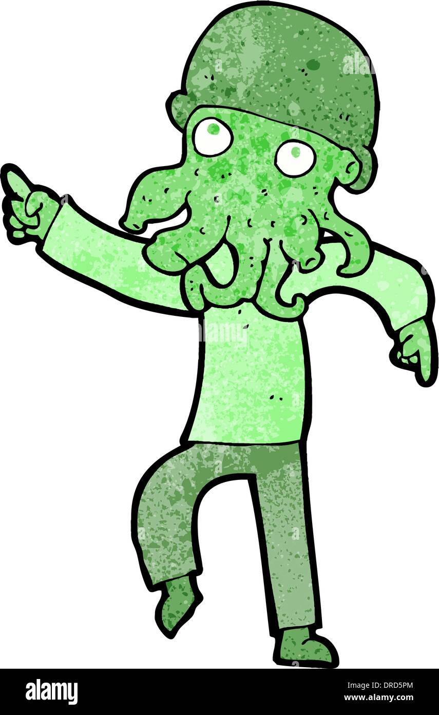 cartoon alien man dancing Stock Vector Image & Art - Alamy