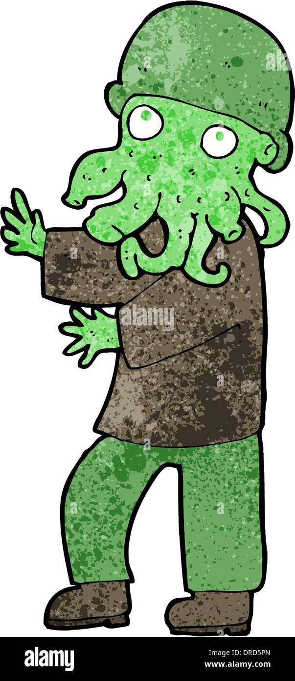 cartoon alien man Stock Vector Image & Art - Alamy