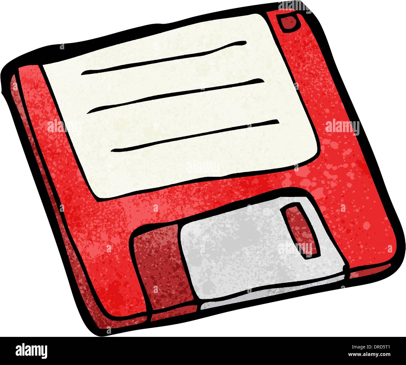Cartoon old computer disk Cut Out Stock Images & Pictures - Alamy