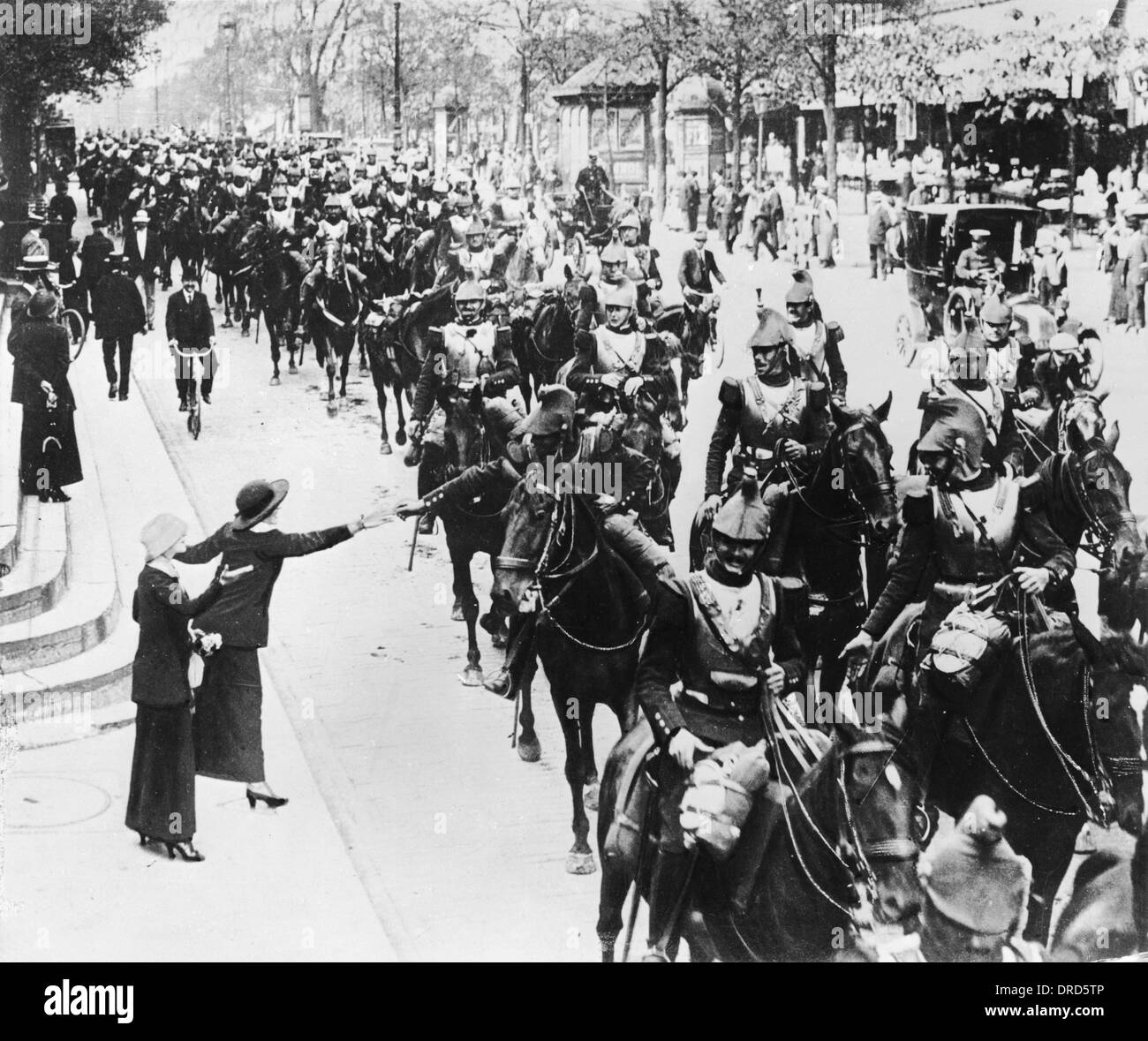 French cavalry WWI Stock Photo - Alamy