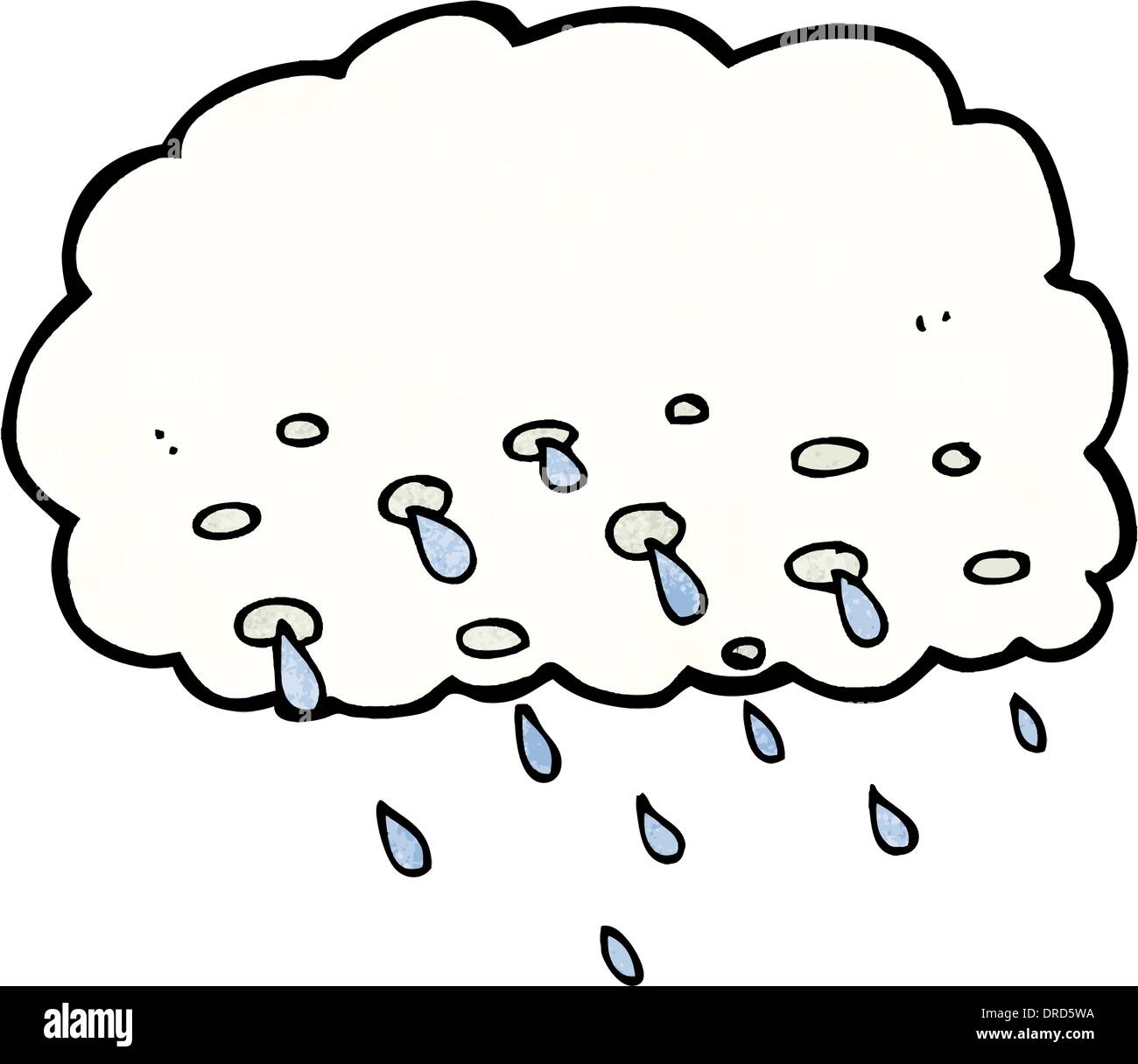 cartoon rain cloud Stock Vector Image & Art - Alamy