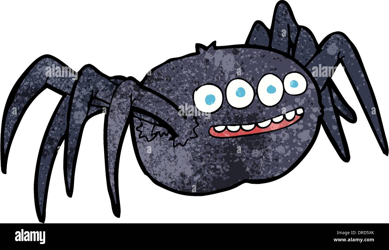 cartoon spooky spider Stock Vector Image & Art - Alamy