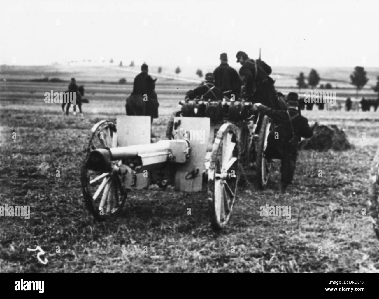 French artillery WWI Stock Photo - Alamy